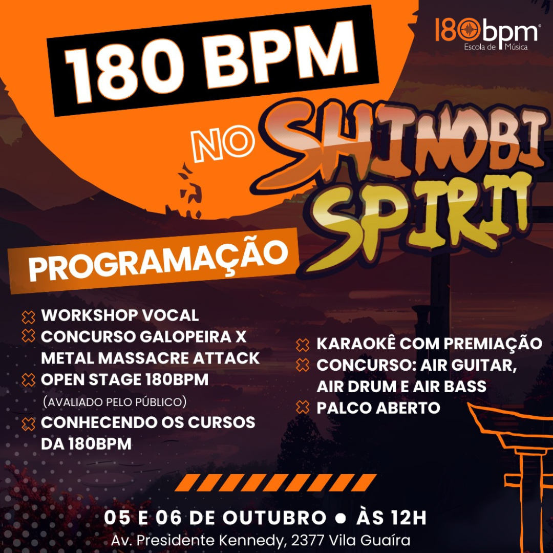 Shinobi Spirit - Seu evento de Cultura Pop feito de fã para fã